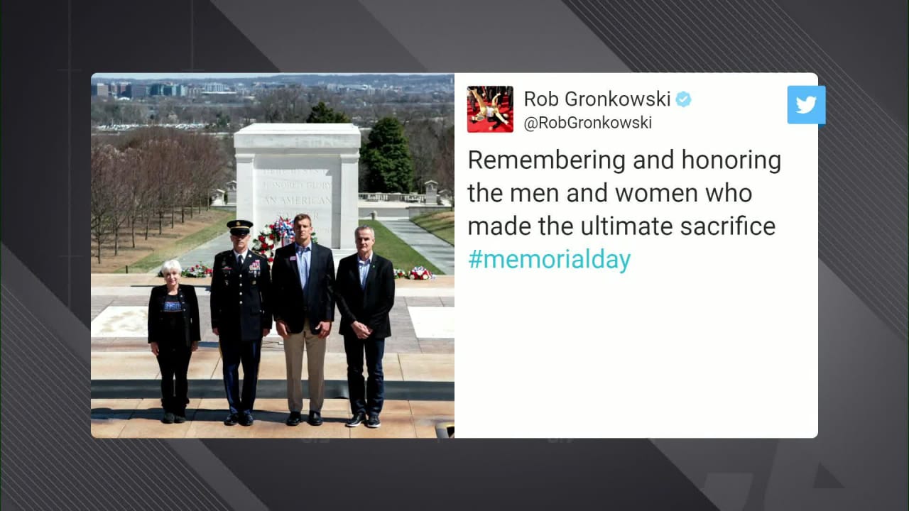 NFL community recognizes Memorial Day and honors those who've served