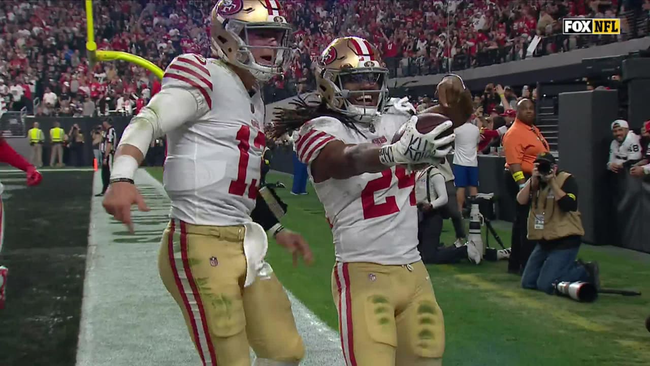 San Francisco 49ers running back Jordan Mason's first NFL TD gives ...