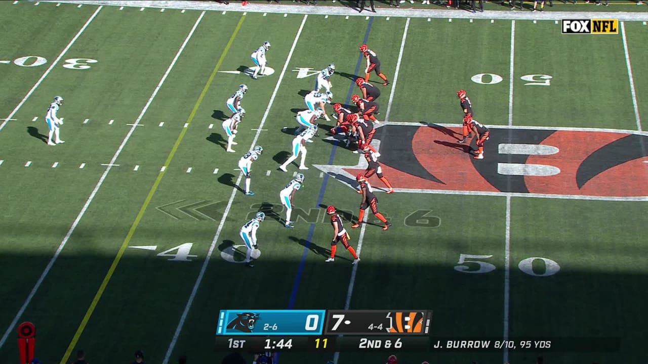 Cincinnati Bengals' offensive line clears perfect lane for running back ...