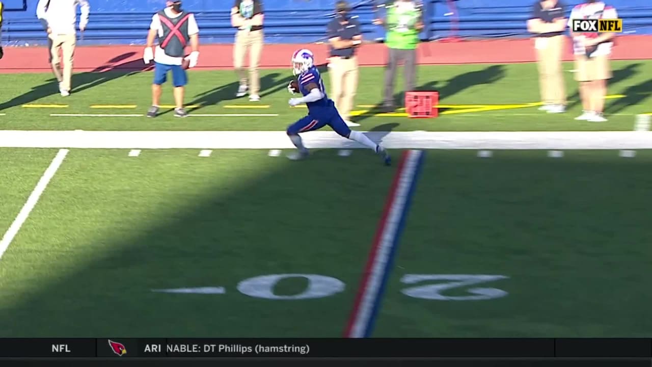 Buffalo Bills wide receiver Gabriel Davis is wide open for a huge 39 ...