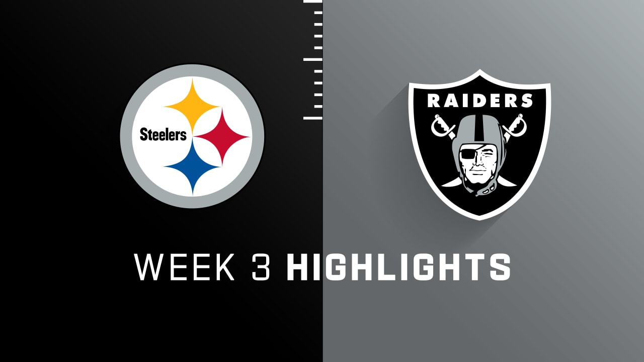 Pittsburgh Steelers vs. Las Vegas Raiders highlights | Week 3