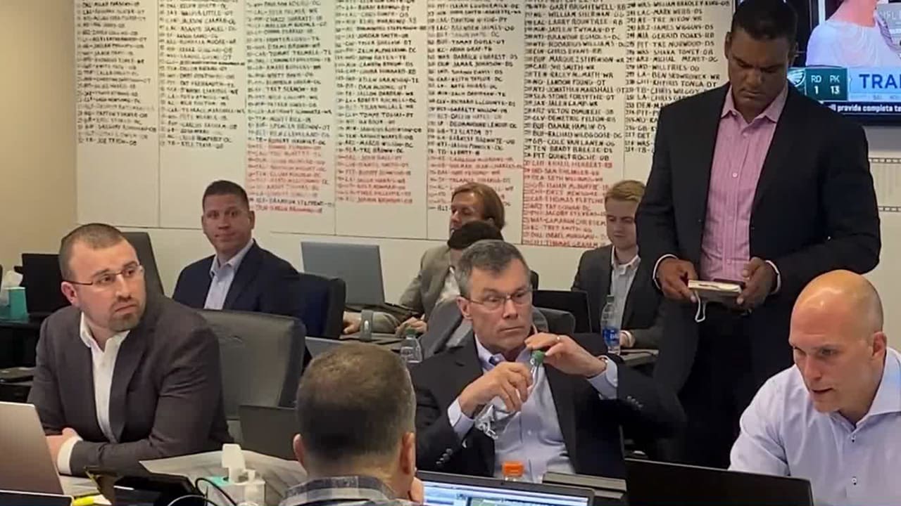 Take a look inside Baltimore Ravens' draft room | 'NFL Draft Center'