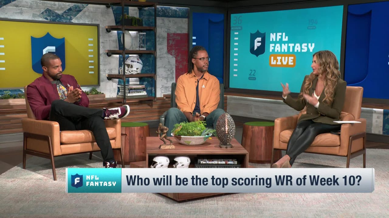 Predicting top-scoring wide receivers of Week 10 | 'NFL Fantasy Live'