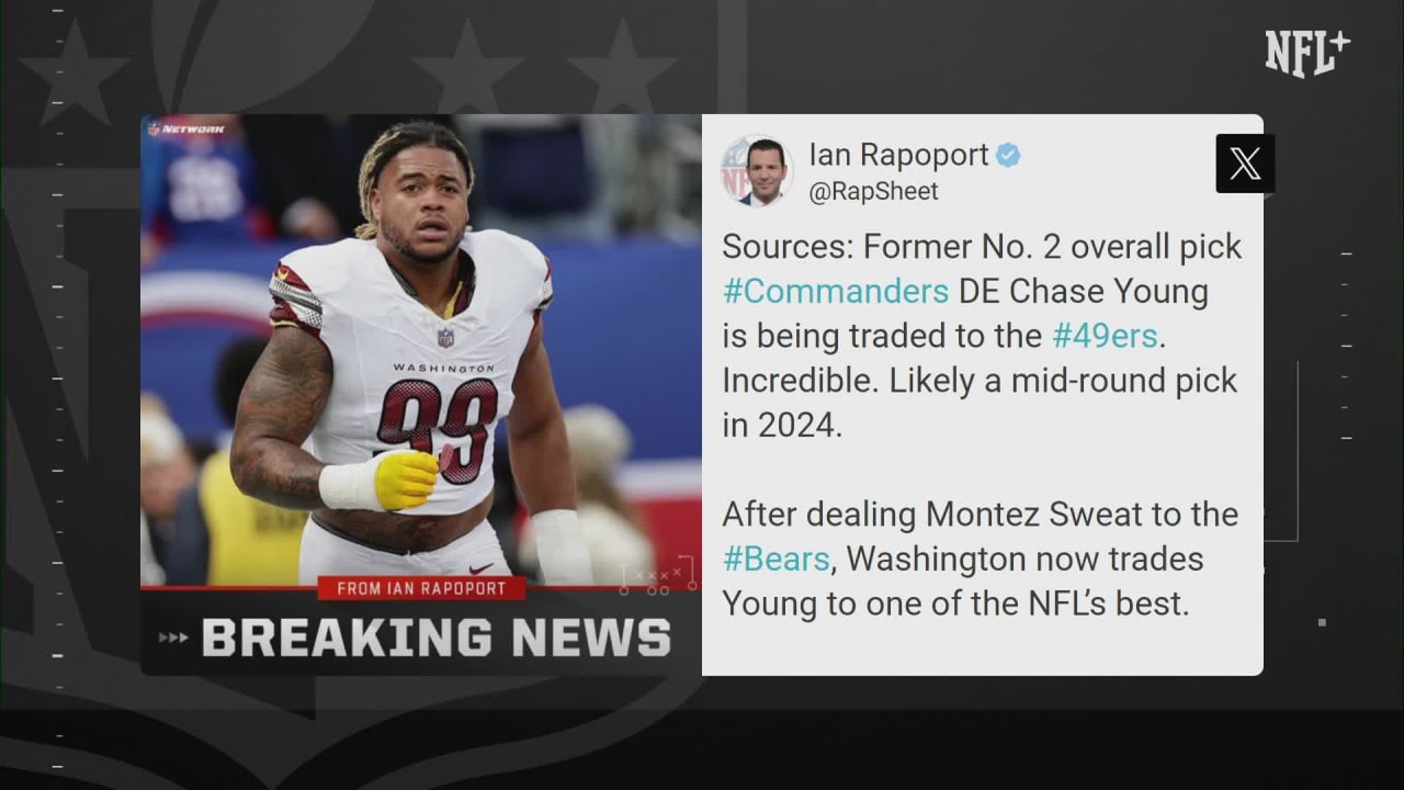 NFL Network Insider Ian Rapoport: Washington Commanders trading ...
