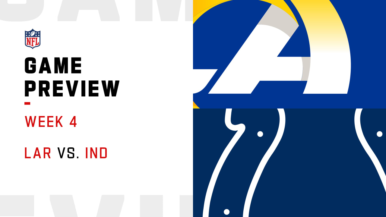 Los Angeles Rams vs. Indianapolis Colts preview | Week 4