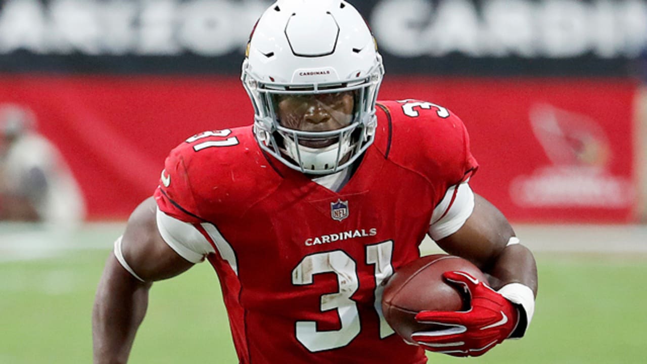 David Johnson drives forward for first TD of season