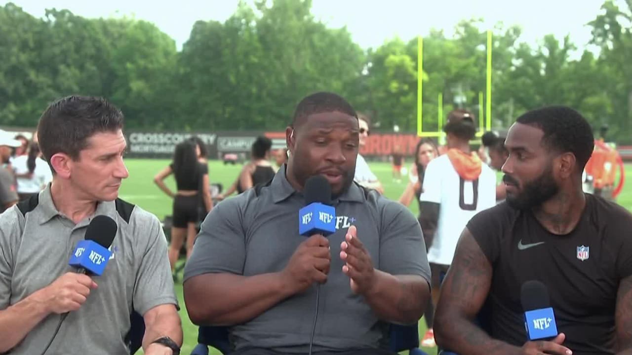 Wide receiver Elijah Moore joins 'Inside Training Camp Live' to discuss ...