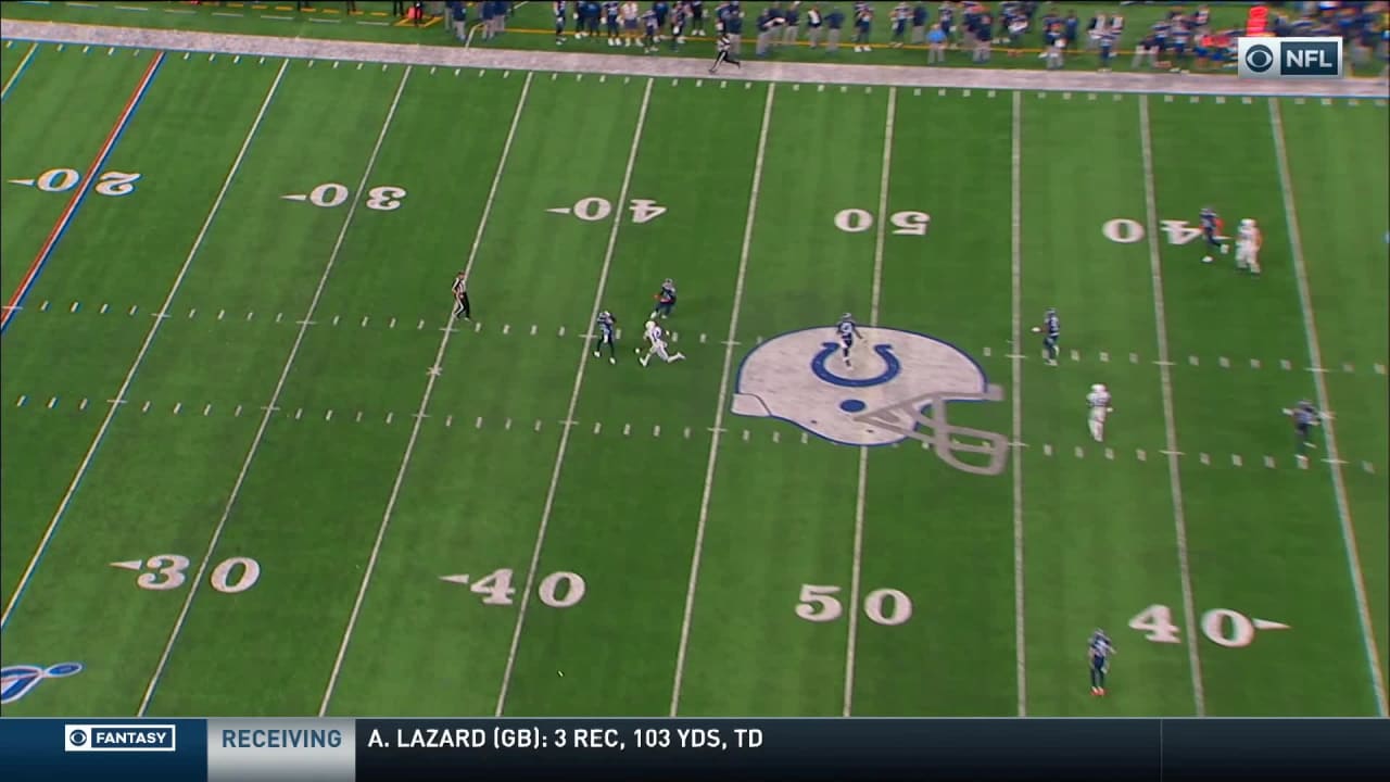 Logan Ryan brings in the Jacoby Brissett pass for INT