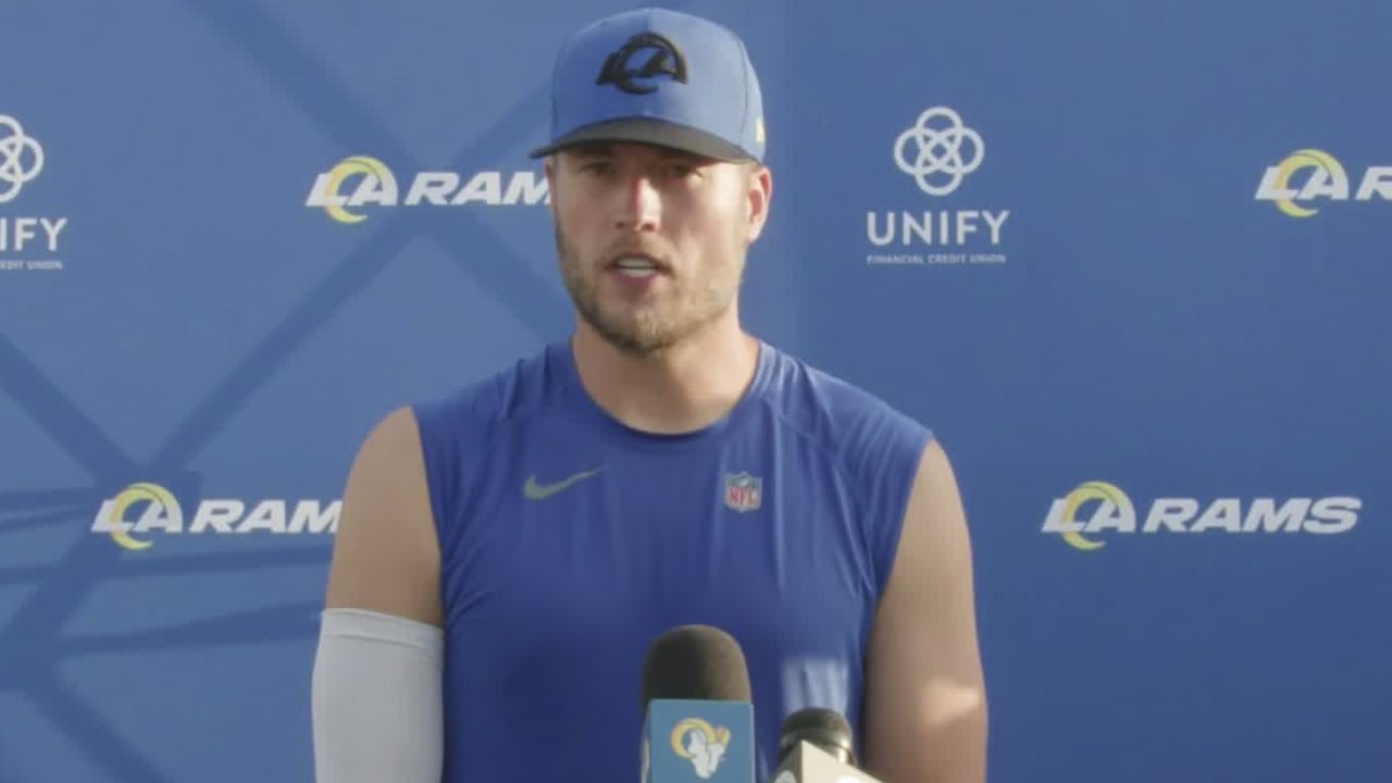 Los Angeles Rams quarterback Matthew Stafford discusses being back in ...