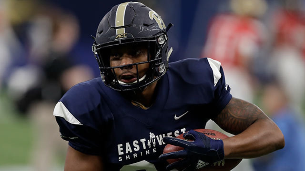 Darrin Hall speeds down the sideline for 39-yard run