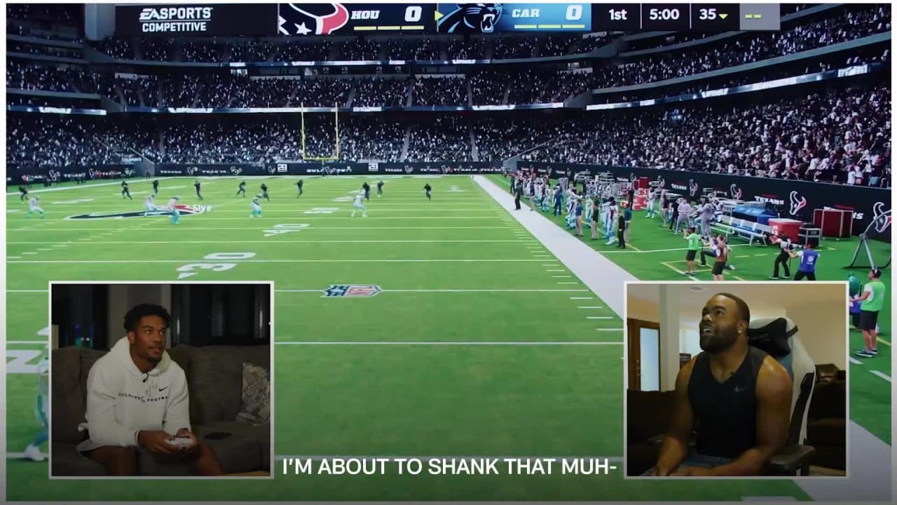 Carolina Panthers safety Jeremy Chinn vs. Houston Texans running back ...