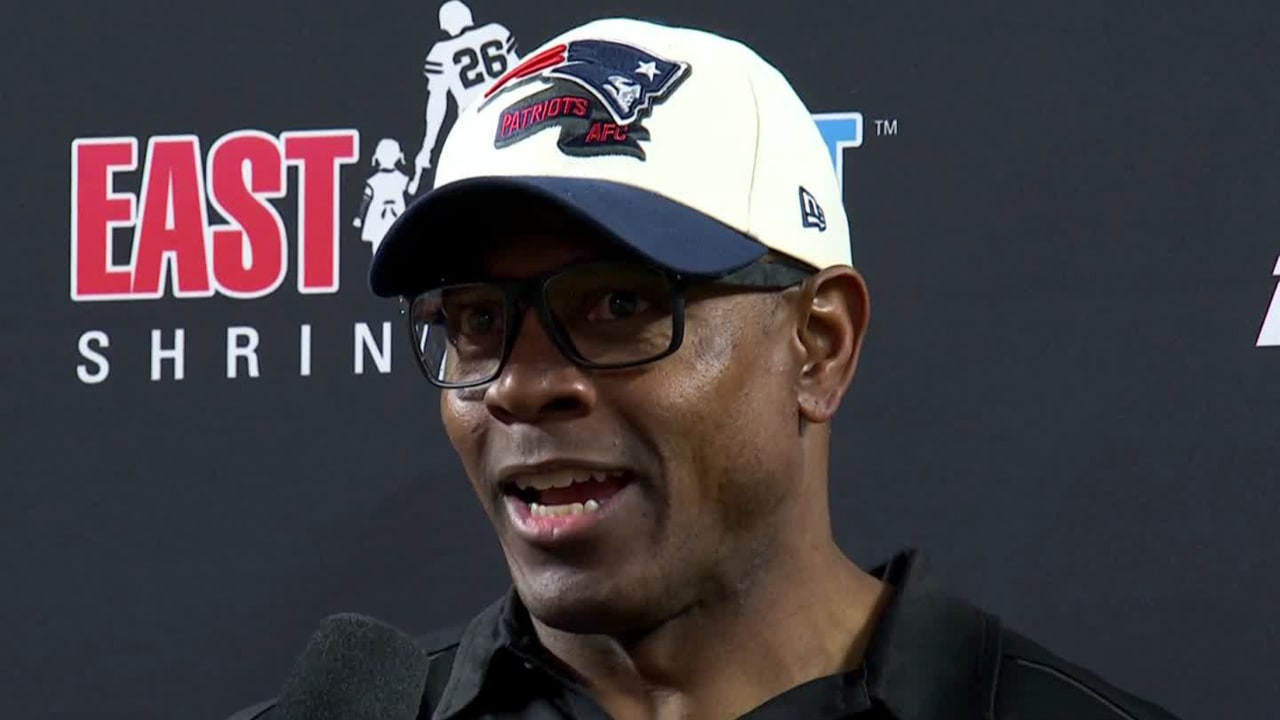 New England Patriots wide receivers coach Troy Brown discusses coaching ...