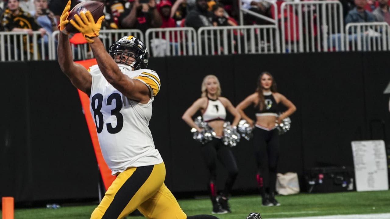 Pittsburgh Steelers tight end Connor Heyward gets WIDE open for first ...