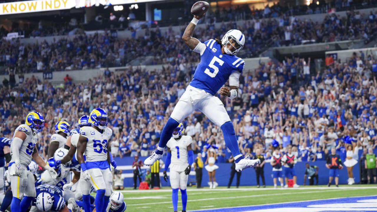 Indianapolis Colts quarterback Anthony Richardson's TD run in fourth ...