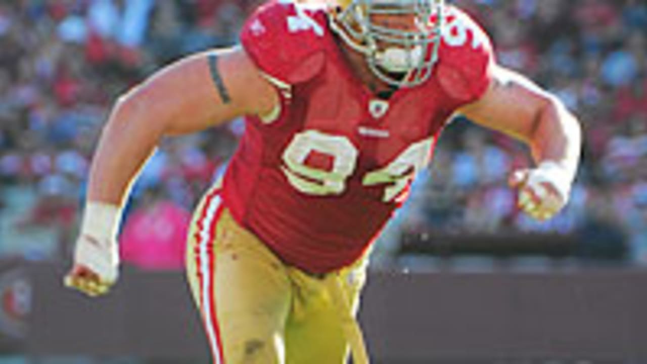 Justin Smith not concerned about partially torn triceps