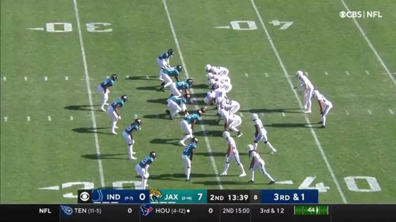 Jacksonville Jaguars defensive end Adam Gotsis stonewalls Taylor behind ...