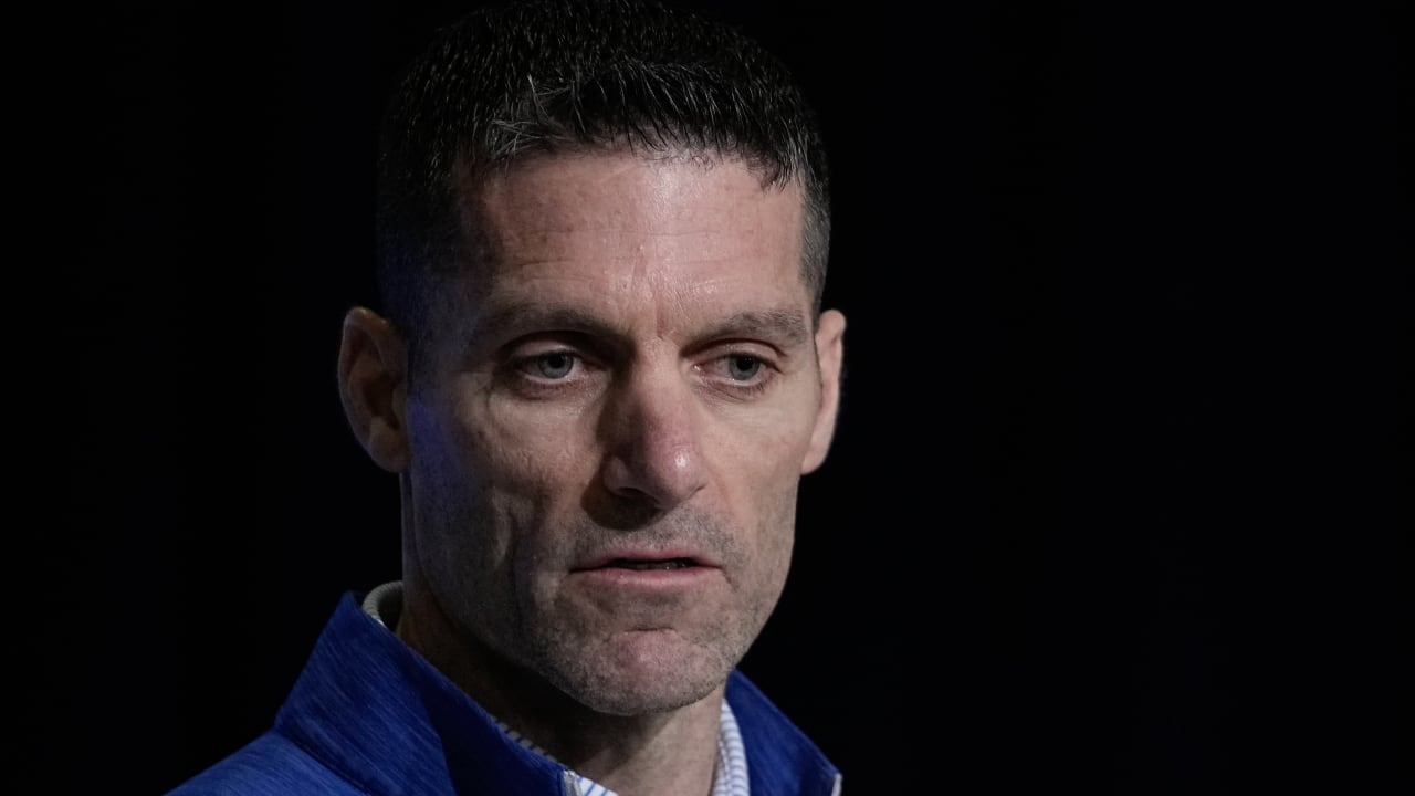 Houston Texans general manager Nick Caserio's press conference during ...