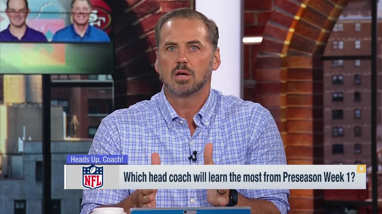 Which head coach will learn the most from Week 1 of preseason?