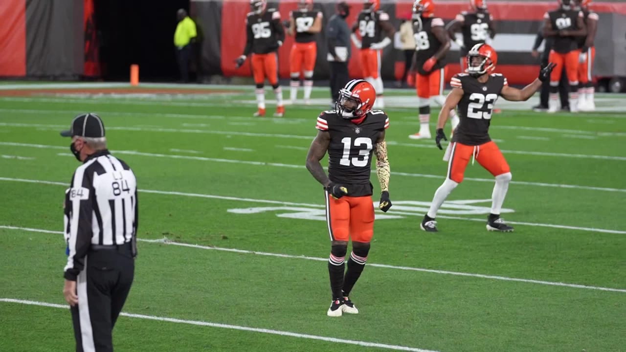 Cleveland Browns wide receiver Odell Beckham Jr. makes slick one-handed ...