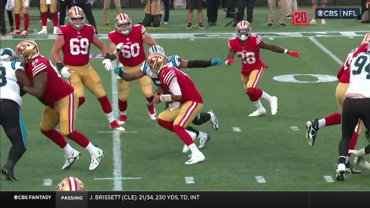 Carolina Panthers linebacker Damien Wilson tracks down San Francisco ...