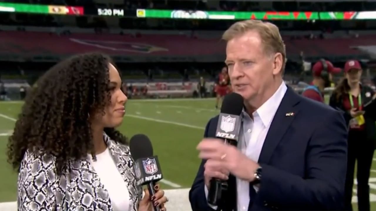 NFL Commissioner Roger Goodell explains the importance of sharing ...