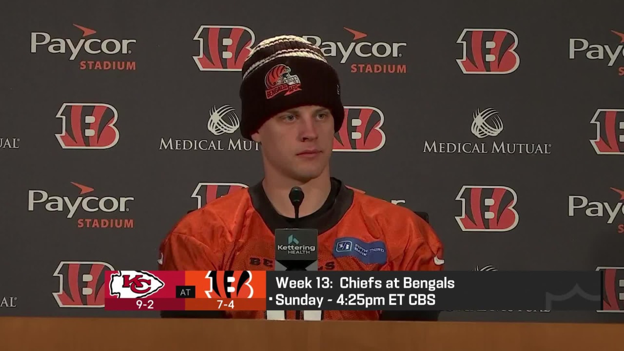 Cincinnati Bengals quarterback Joe Burrow: Kansas City Chiefs ...