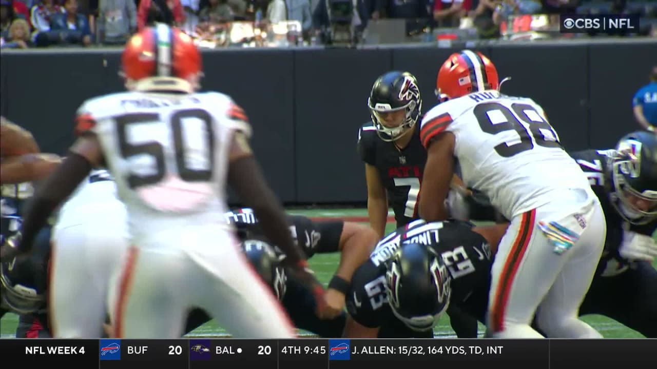 Atlanta Falcons kicker Younghoe Koo breaks 20-20 tie with 45-yard FG