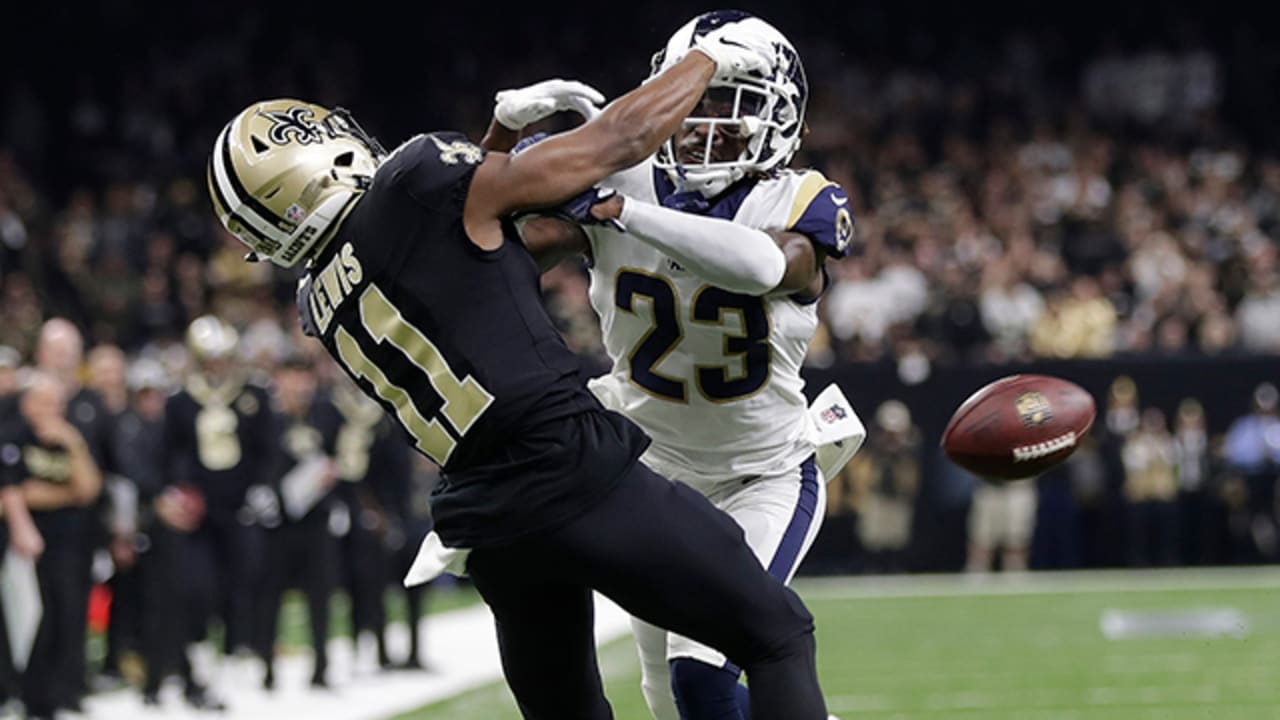 Controversial no-call on Los Angeles Rams cornerback Nickell Robey ...