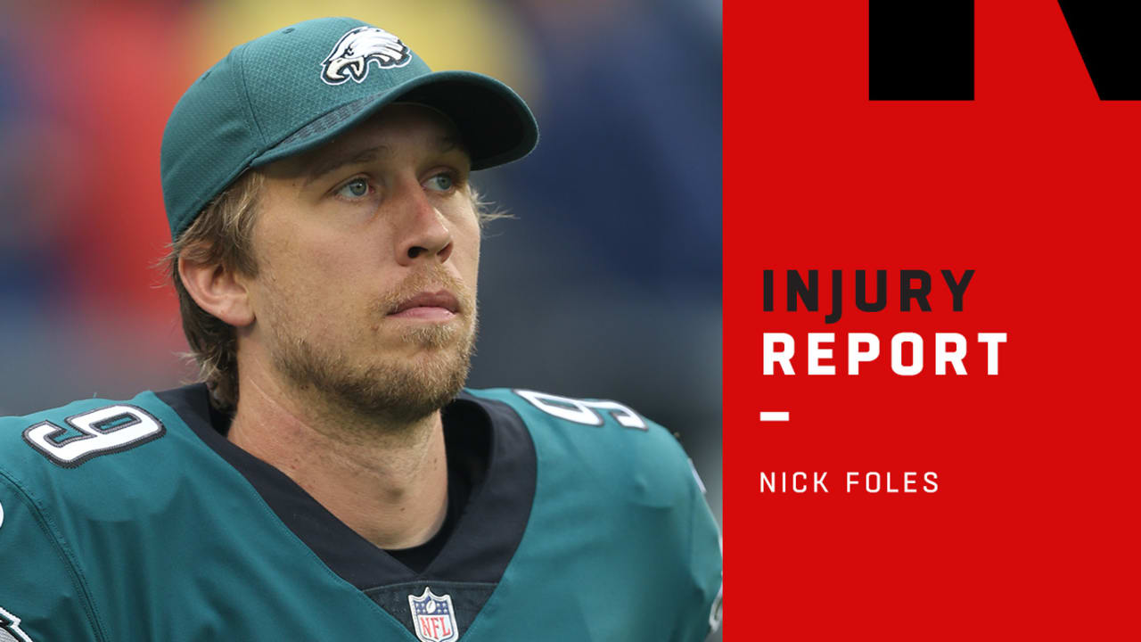 Nick Foles (spasms) returns to practice for Eagles