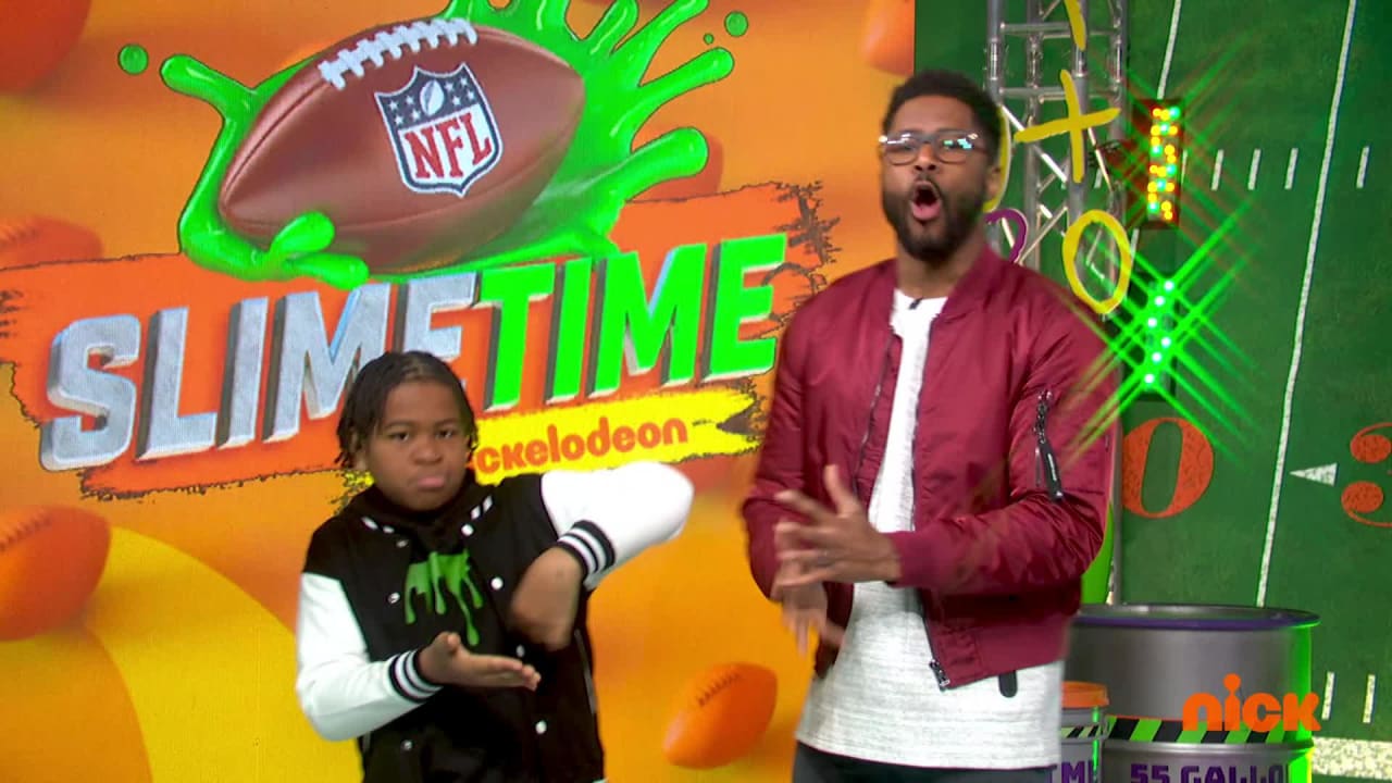Young Dylan uses slime to predict Super Bowl LVI champion | 'NFL Slimetime'