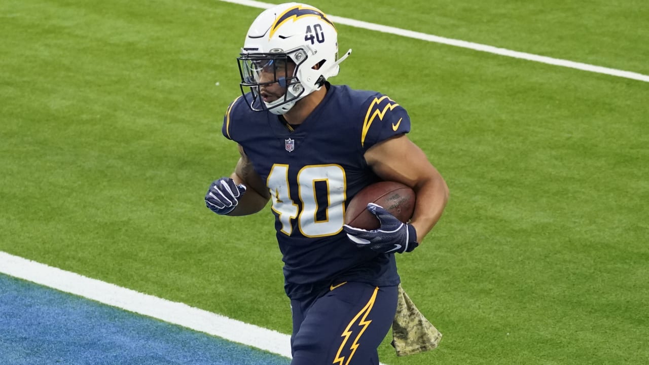 Los Angeles Chargers quarterback Justin Herbert buys time for cross ...