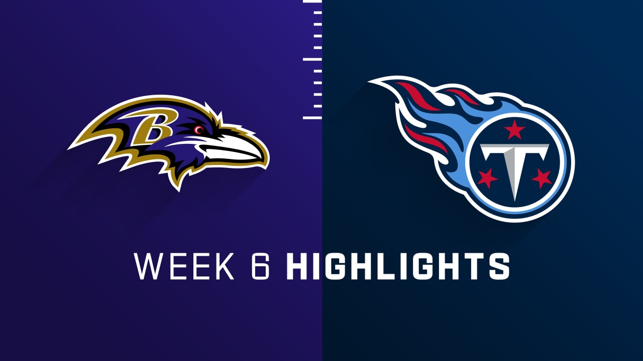 Baltimore Ravens vs. Tennessee Titans highlights | Week 6