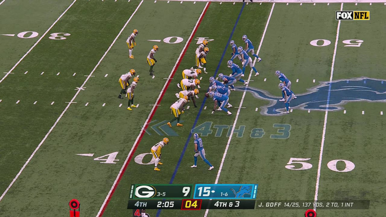 Green Bay Packers' pressure forces Detroit Lions quarterback Jared Goff ...