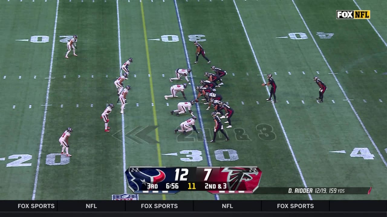Houston Texans apply double-hit-stick tackle on Atlanta Falcons running ...