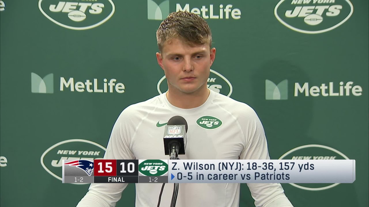 New York Jets quarterback Zach Wilson on Jets offense following loss to ...