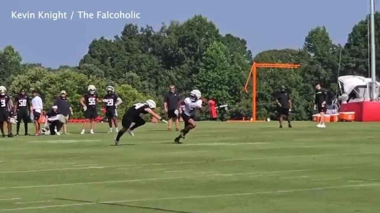 Atlanta Falcons running back Bijan Robinson makes one-handed TD catch ...