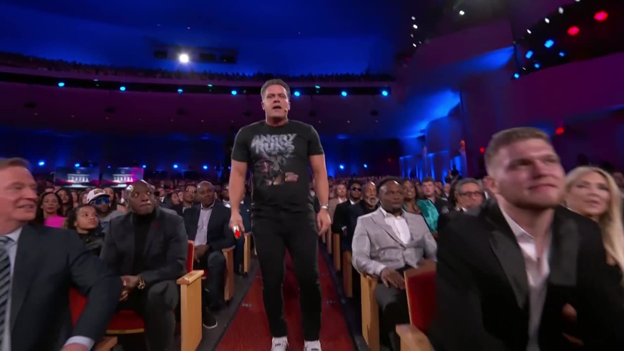 NFL Network's Kyle Brandt's reaction to Angry Runs at NFL Honors