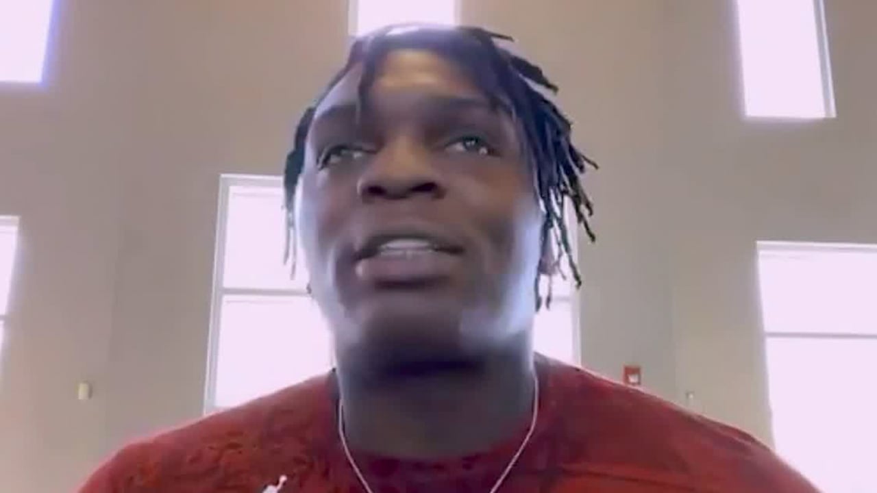 Defensive tackle Perrion Winfrey discusses his football journey and ...