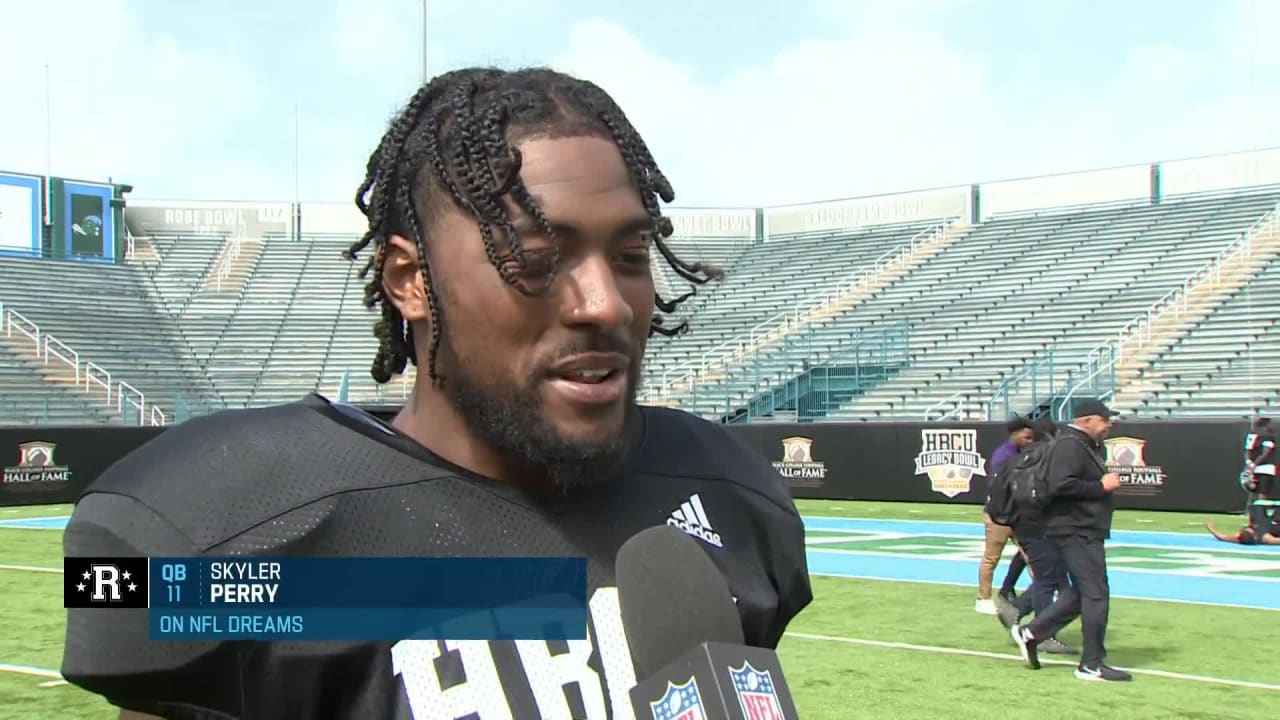Arkansas-Pine Bluff quarterback Skyler Perry talks about his NFL dreams