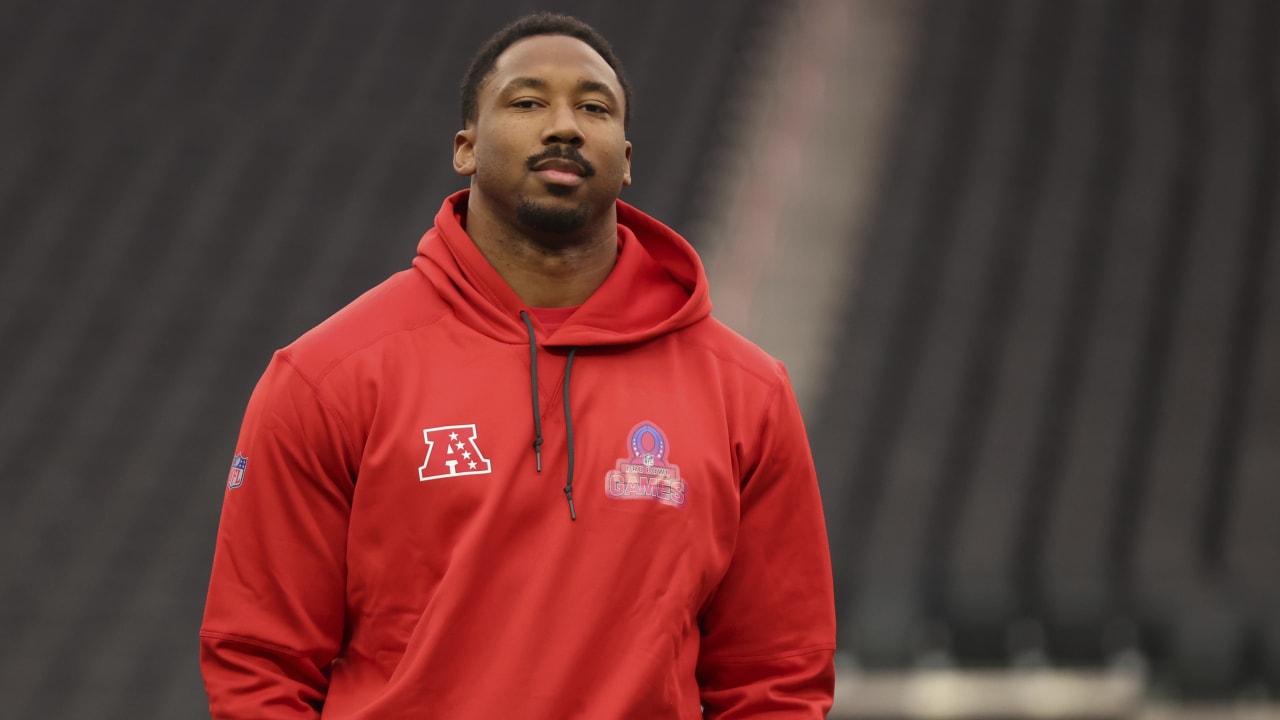 Browns DE Myles Garrett believed to have dislocated toe at 2023 Pro ...