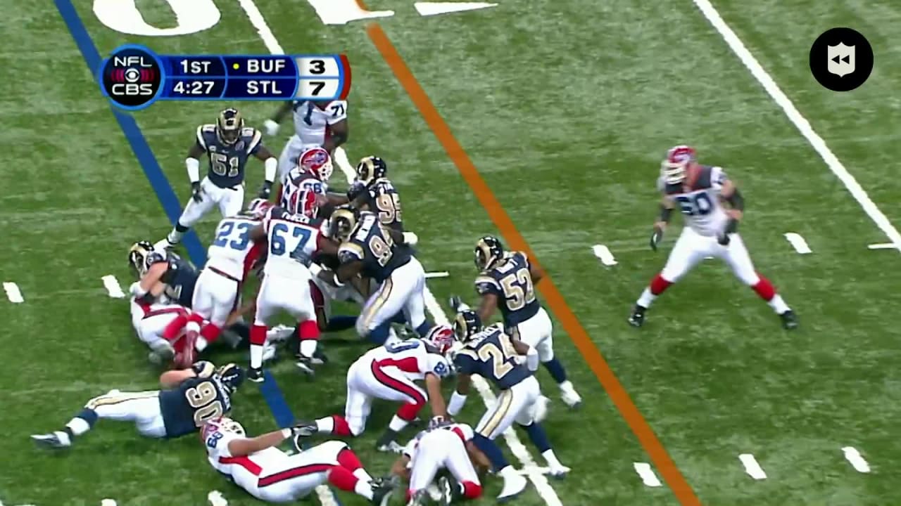 NFL Throwback: Running back Marshawn Lynch's signature stiff arms