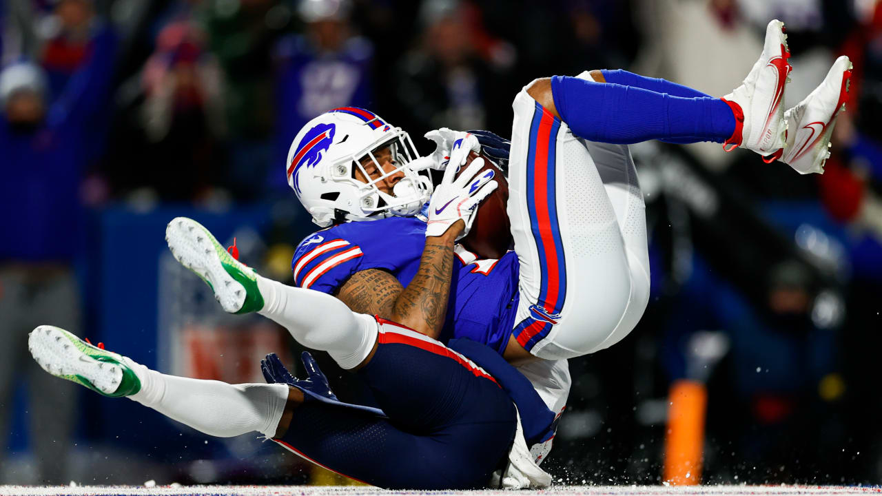 Buffalo Bills quarterback Josh Allen puts extra heat behind 14-yard TD strike to wide receiver ...