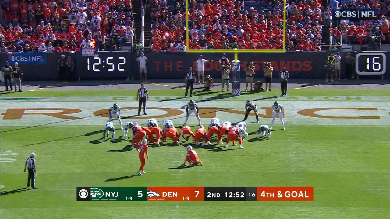 Kicker Will Lutz's 23-yard FG gives Denver Broncos a 10-5 lead vs. New ...
