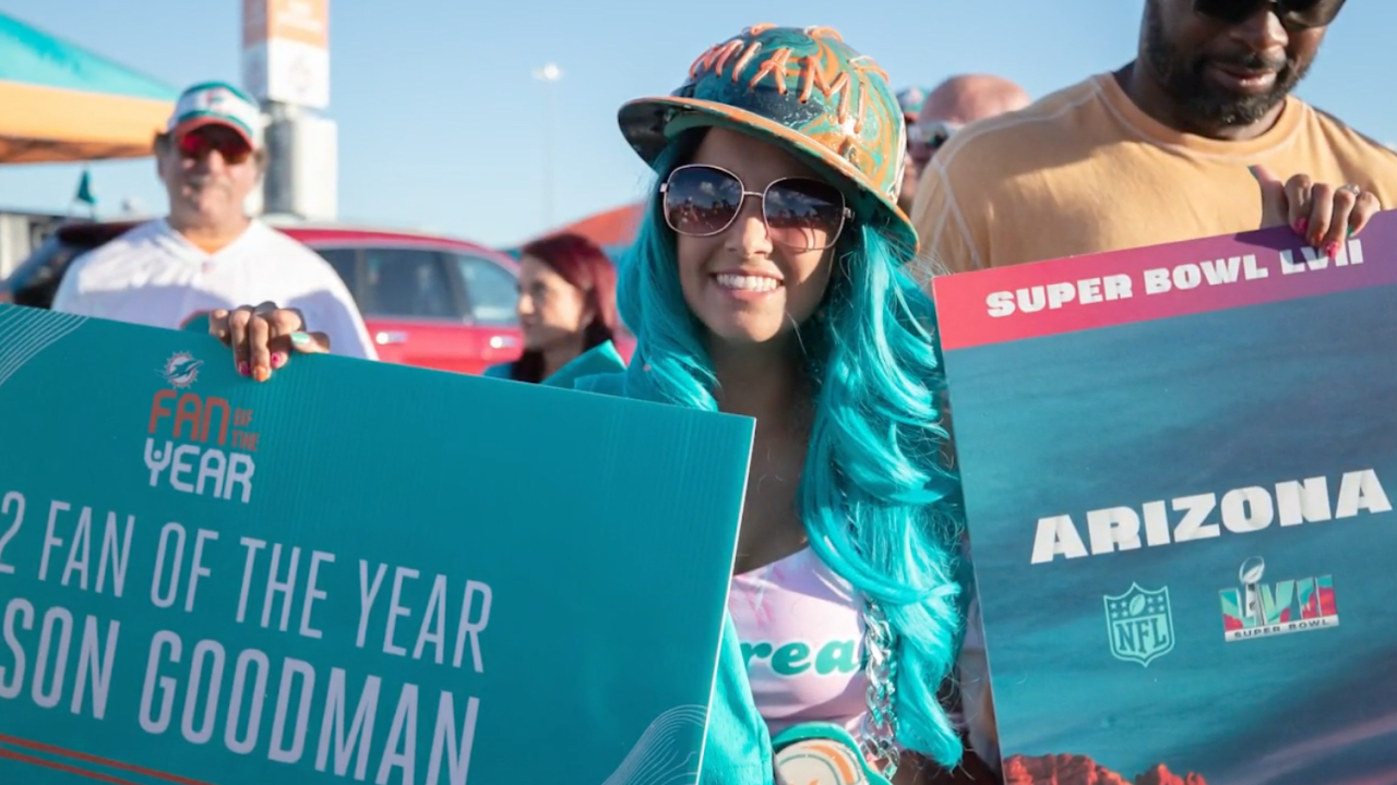 Miami Dolphins 'Fan of the Year'