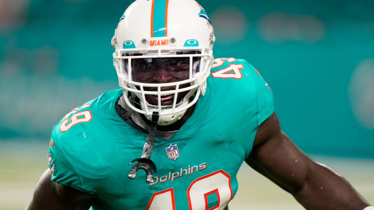 Miami Dolphins linebacker Sam Eguavoen's best plays from four-sack game ...