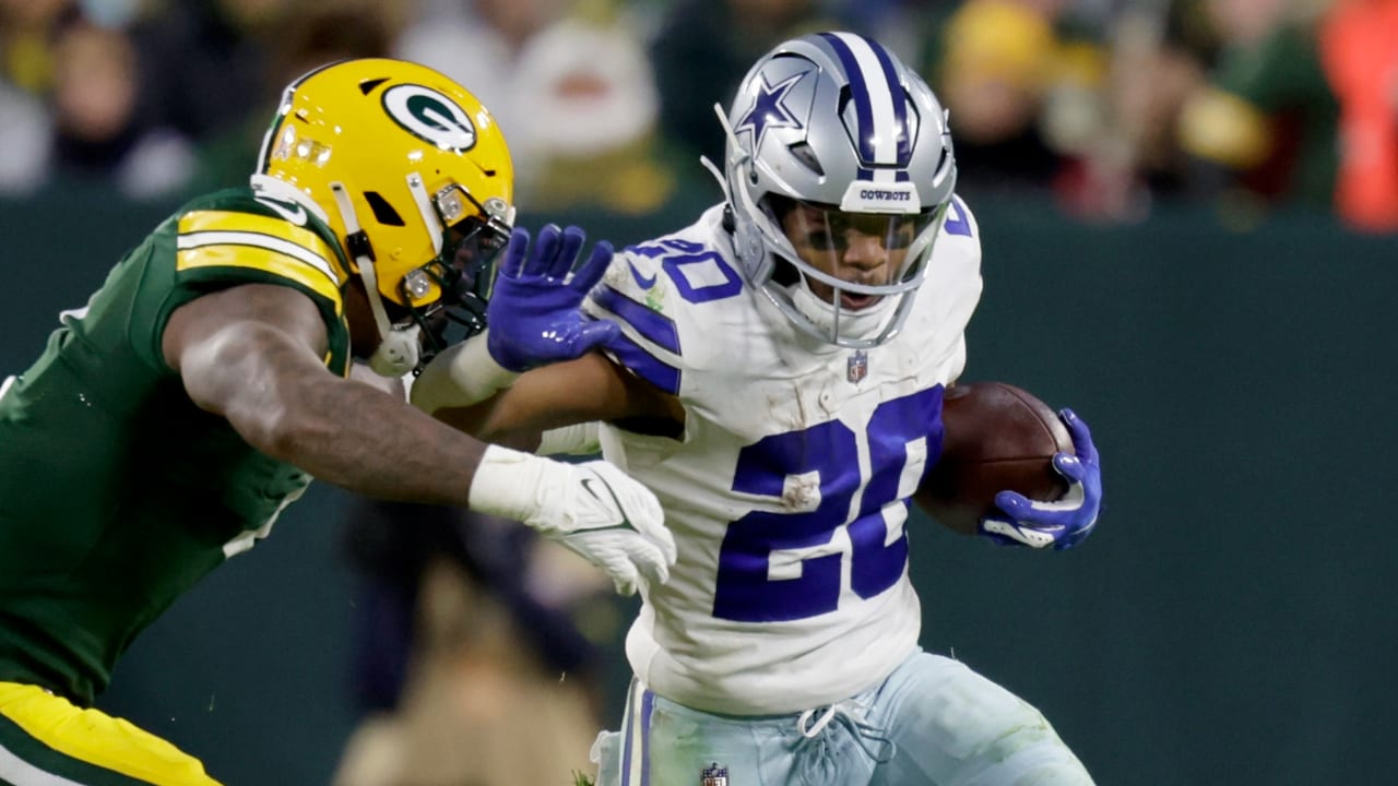 Dallas Cowboys running back Tony Pollard takes HB draw play for 13-yard ...