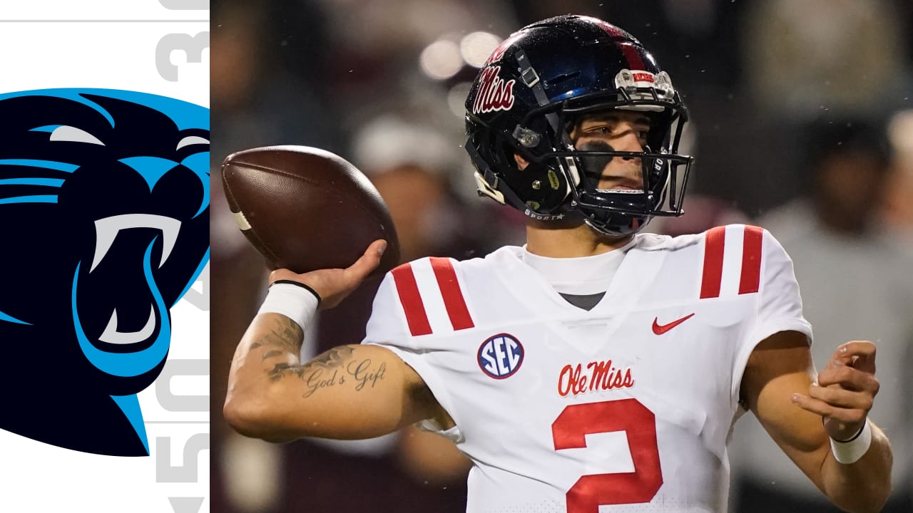 Examining Carolina Panthers' selection of quarterback Matt Corral ...