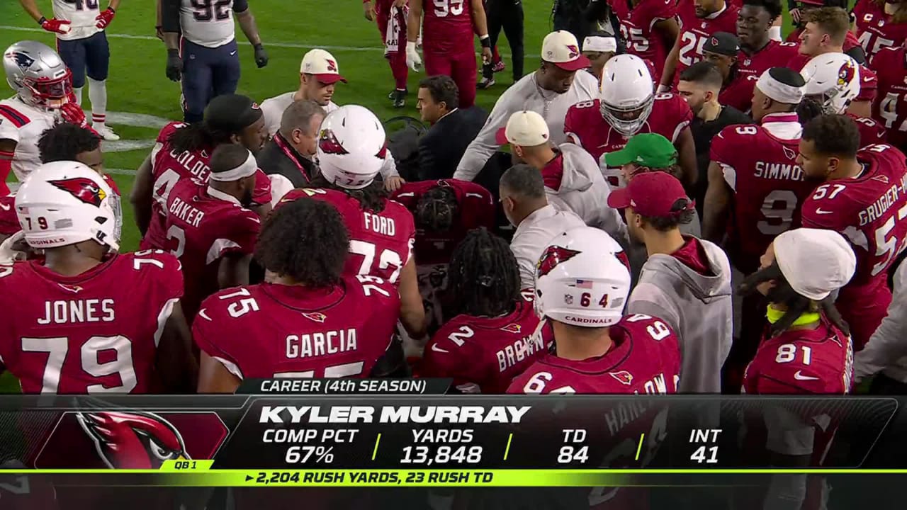 Arizona Cardinals quarterback Kyler Murray carted off field after injury