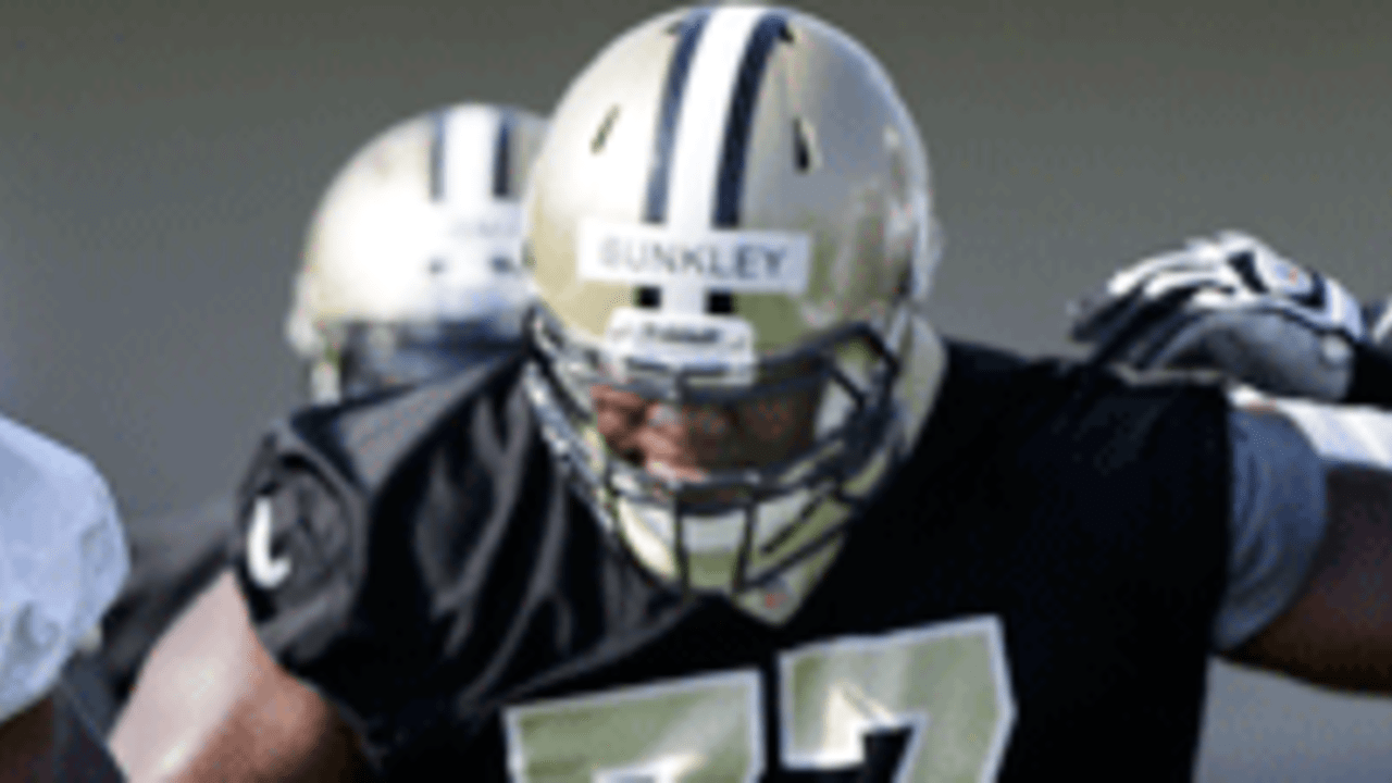 Brodrick Bunkley (calf) out several weeks for Saints