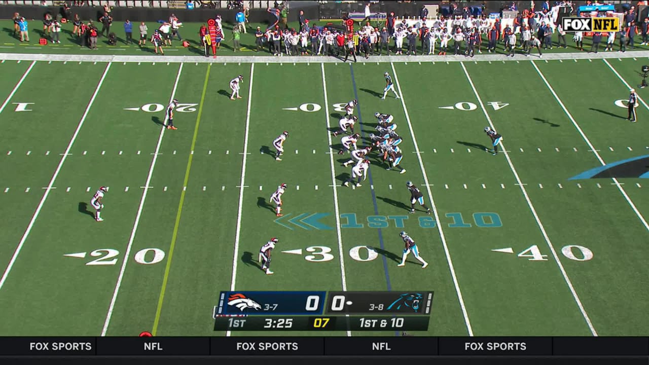 Carolina Panthers running back D'Onta Foreman morphs into Beast Mode on ...